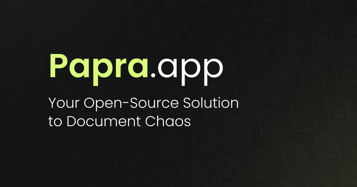 Papra - Simple & Secure Document Archiving for Long-Term Storage